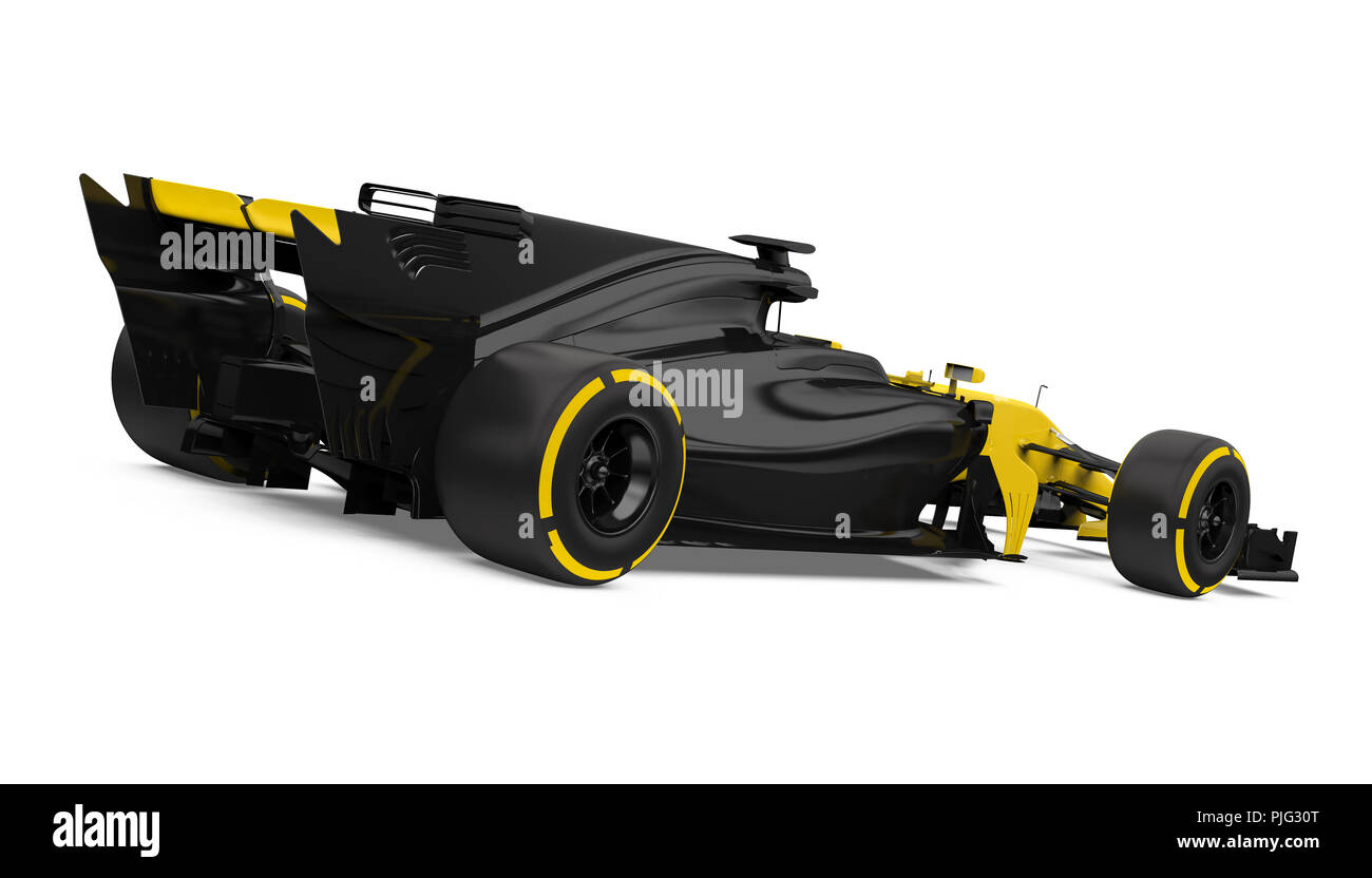 Formula One Race Car Isolated Stock Photo - Alamy