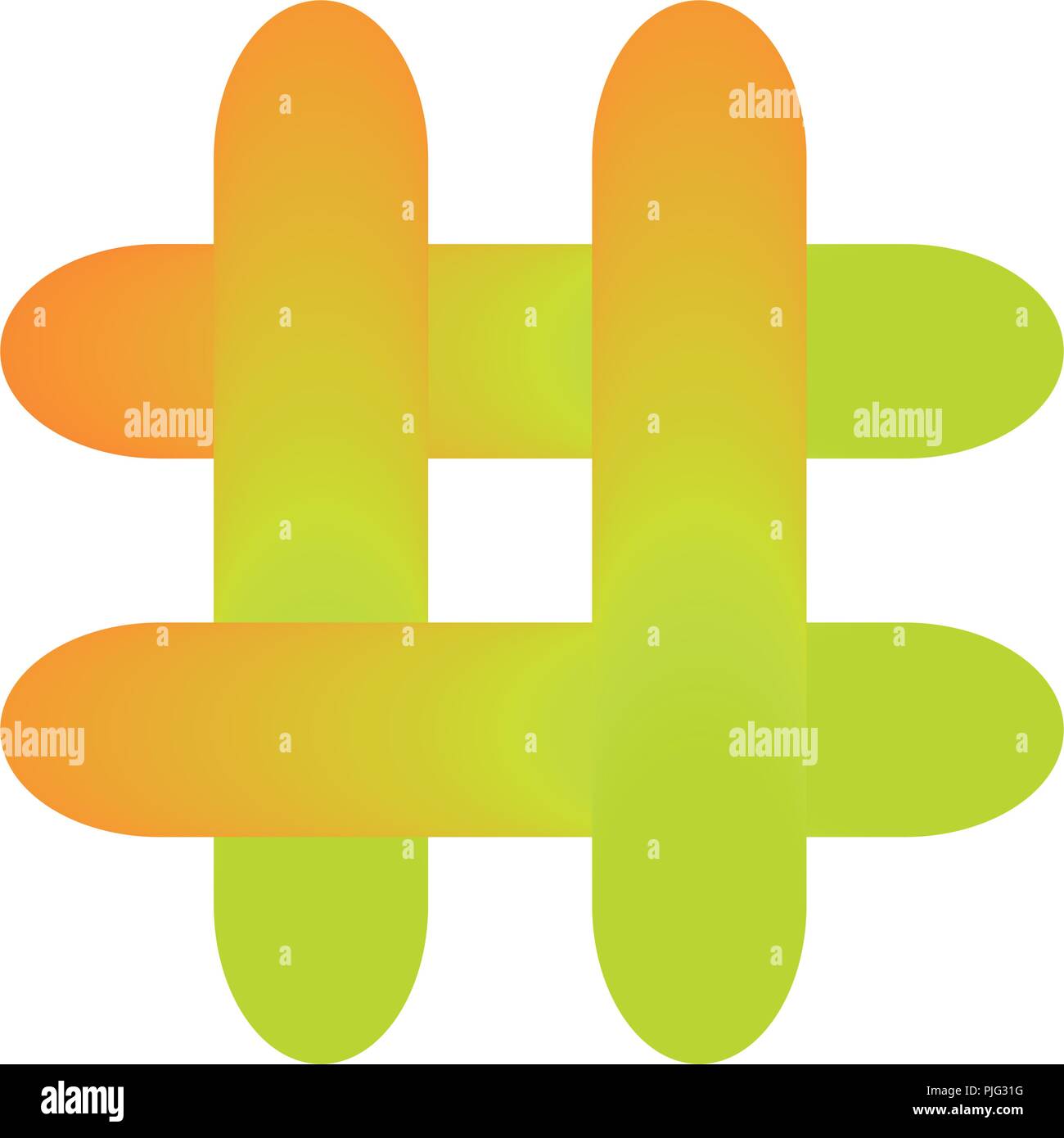 Vector illustration. Logo sign hashtag. Isolate white background Stock ...