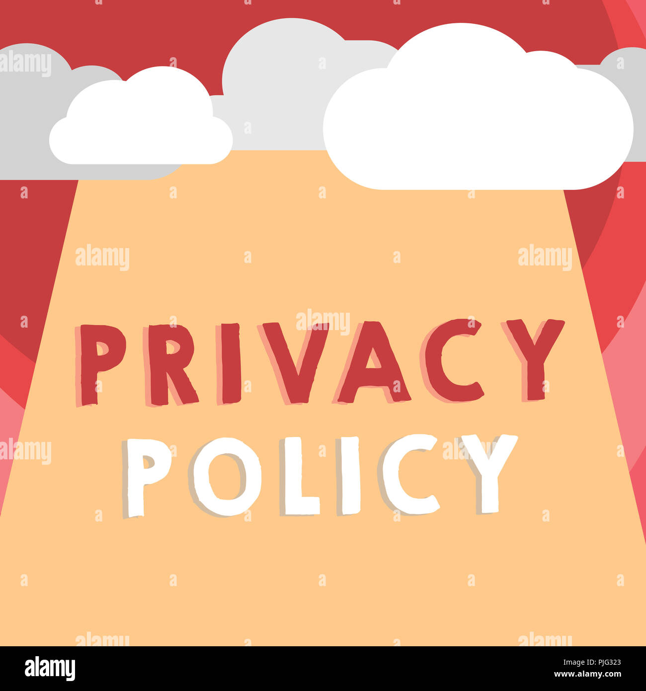 Handwriting text writing Privacy Policy. Concept meaning Document that ...