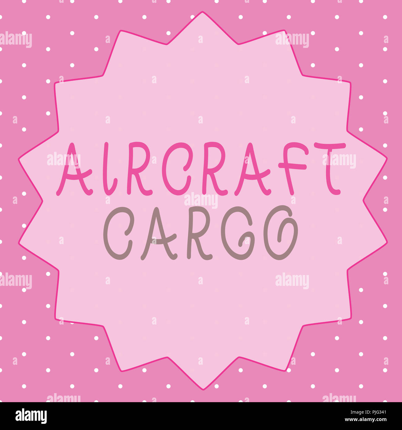 Writing note showing Aircraft Cargo. Business photo showcasing Freight ...