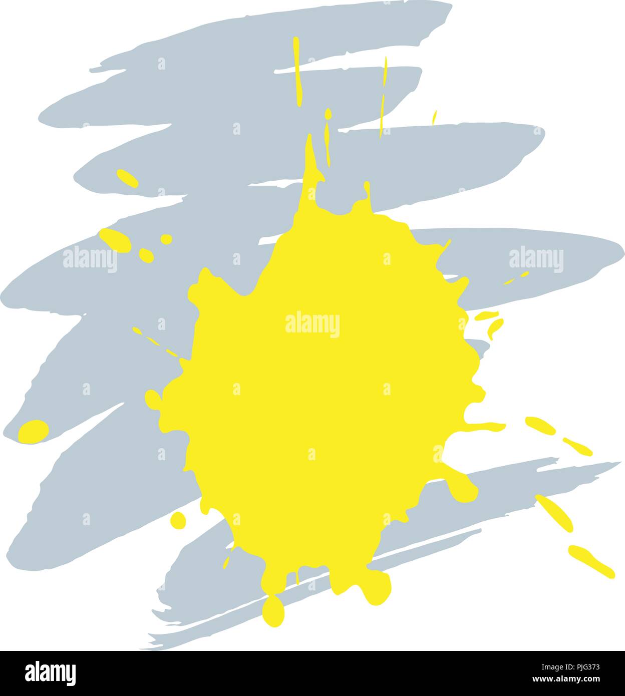 Vector illustration. Background of multi-colored blots of ink Stock ...