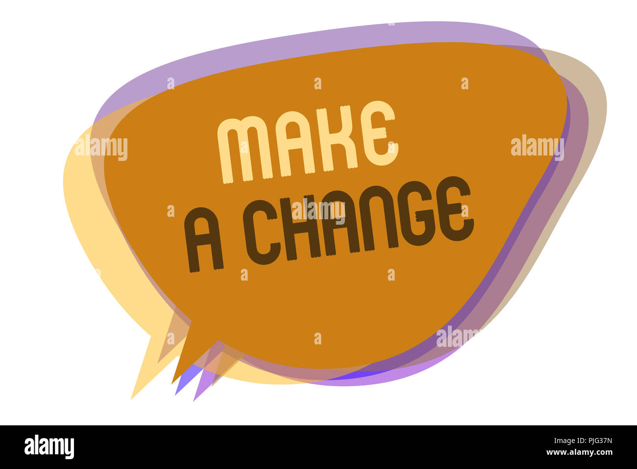 Word writing text Make A Change. Business concept for Create a ...