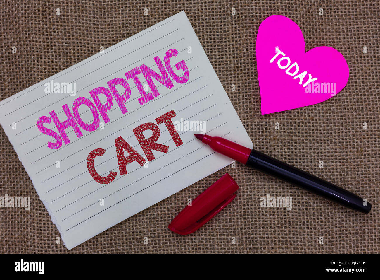 Handwriting text writing Shopping Cart. Concept meaning Case Trolley ...