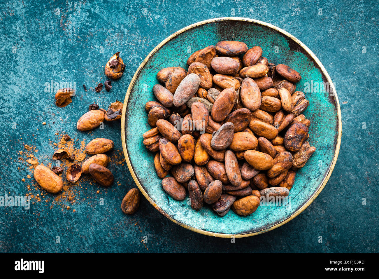 Cocoa beans. Cocoa background Stock Photo - Alamy