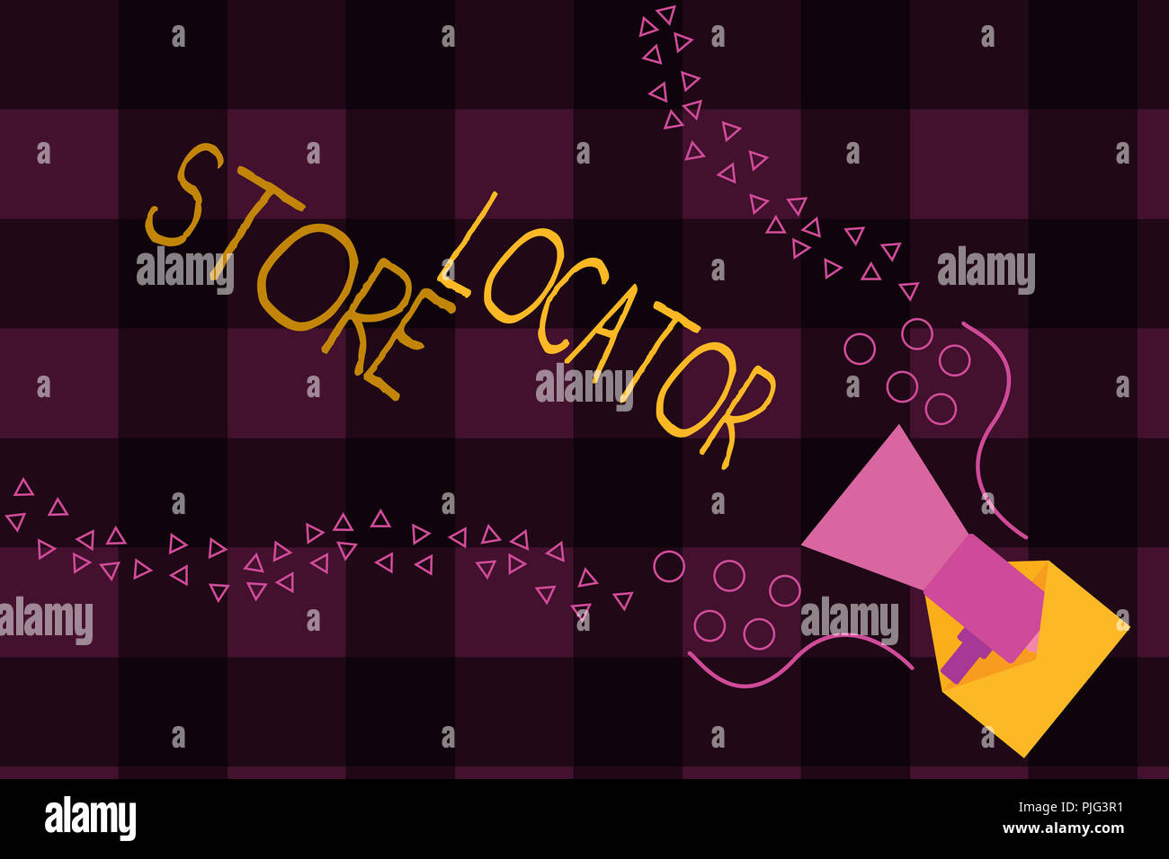 Writing note showing Store Locator. Business photo showcasing to know the address contact number ...