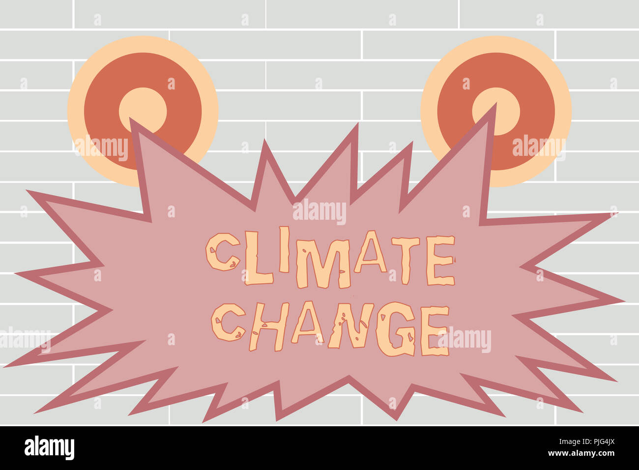 Handwriting text writing Climate Change. Concept meaning Increase in ...