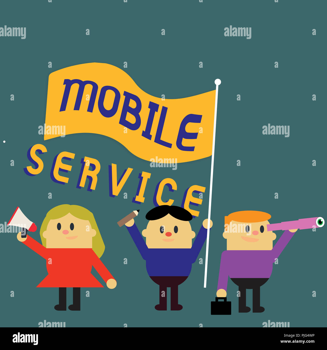Writing Note Showing Mobile Service Business Photo Showcasing Radio