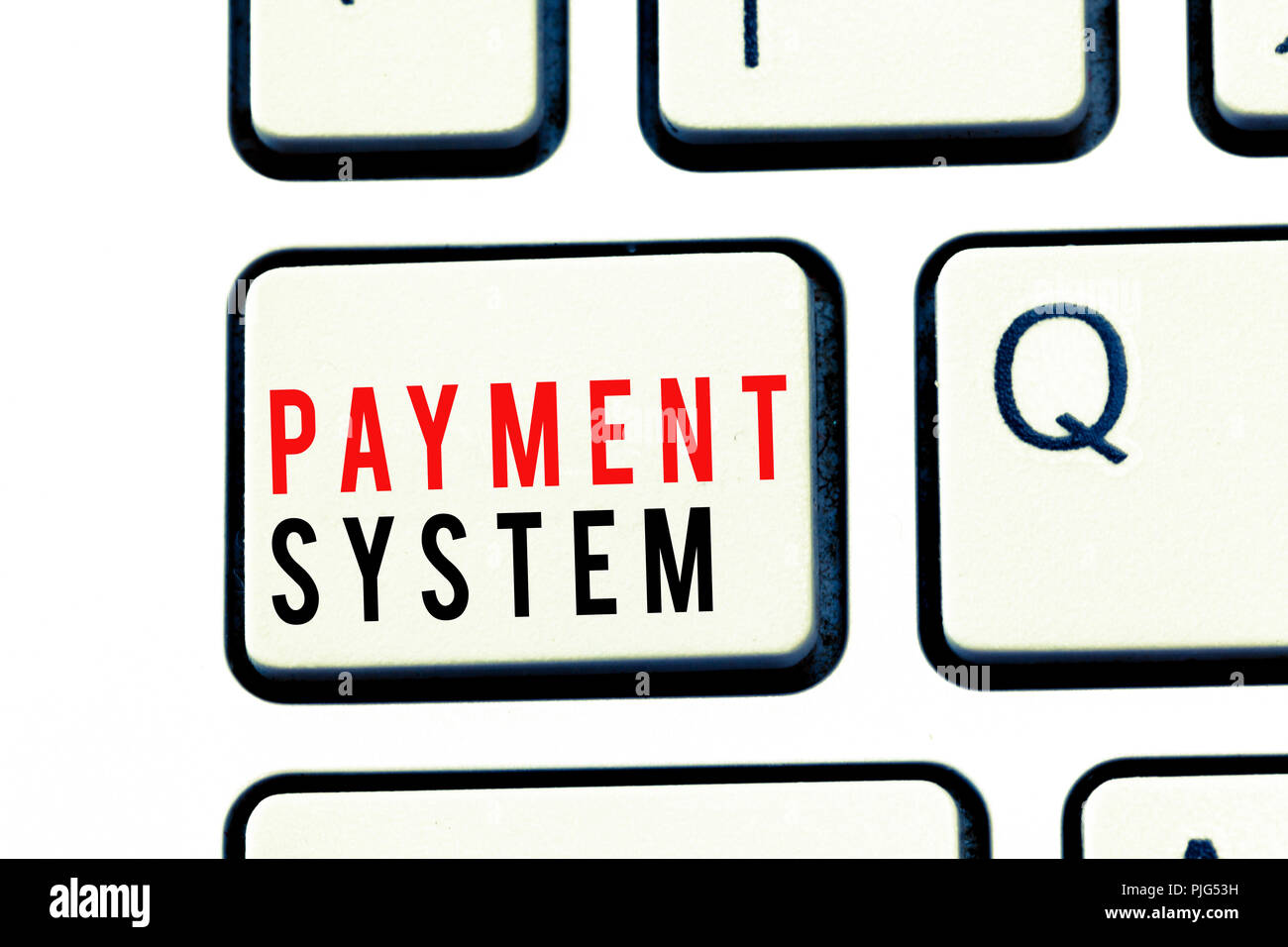 Writing note showing Payment System. Business photo showcasing ...