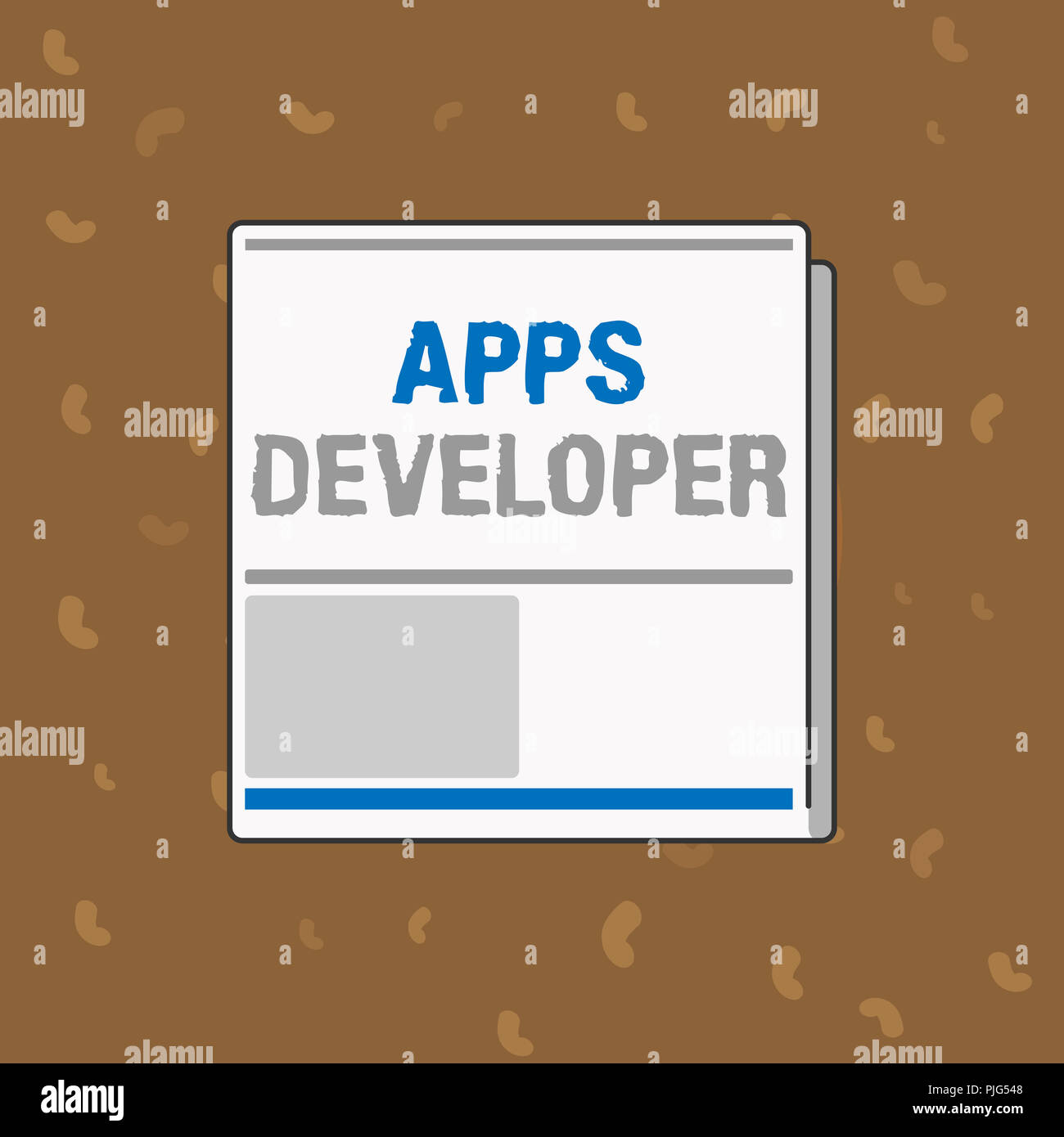 Conceptual hand writing showing Apps Developer. Business photo text Graphic artist Software ...