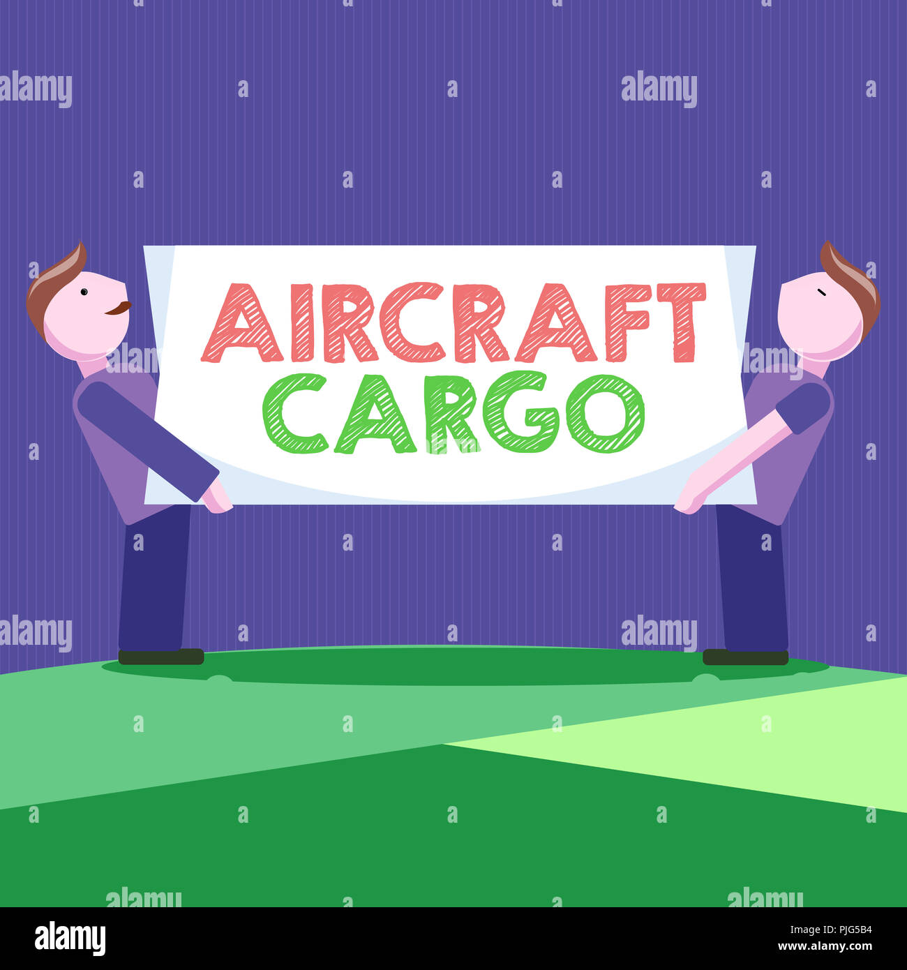 Conceptual hand writing showing Aircraft Cargo. Business photo ...