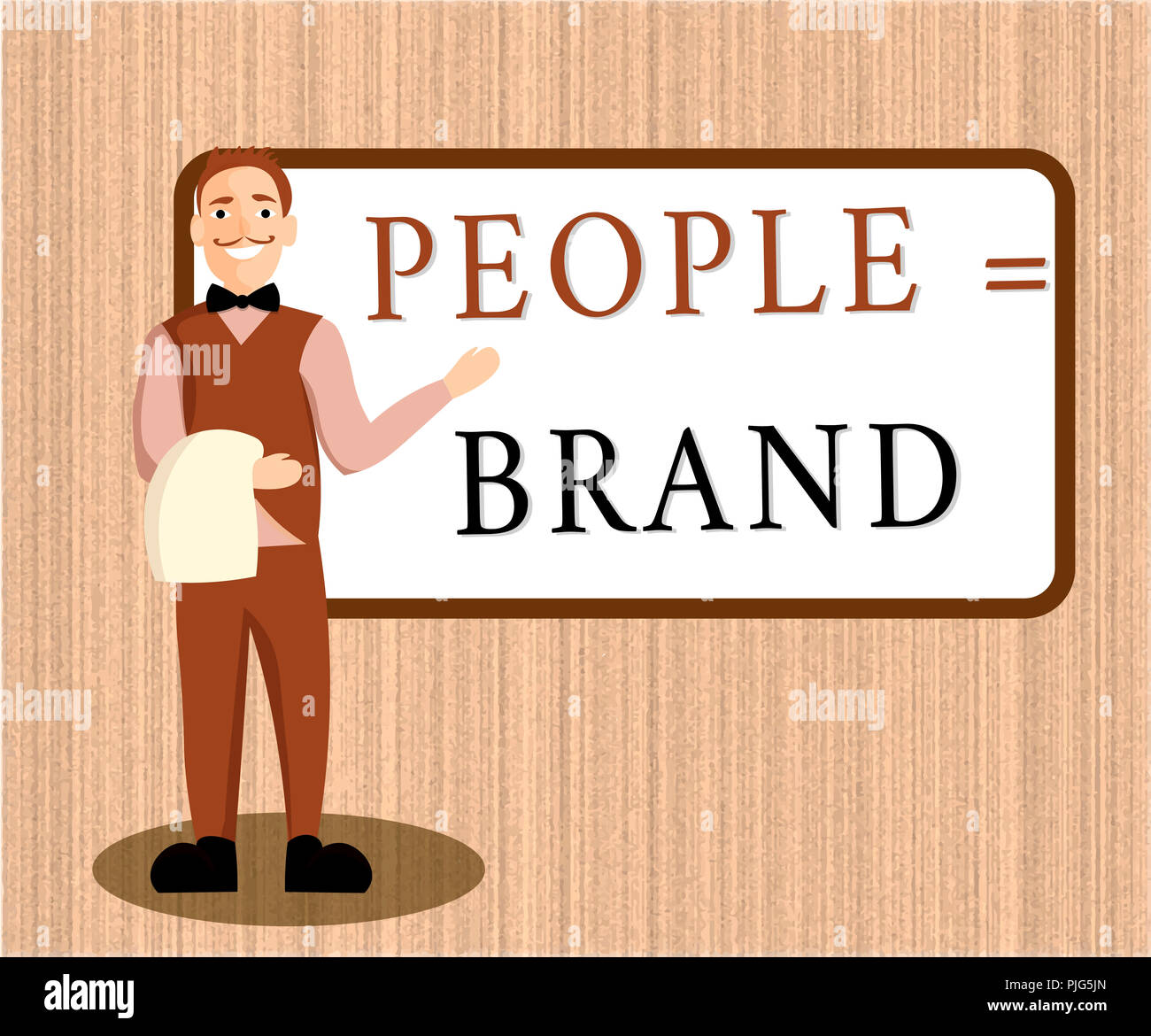 Word writing text People equal Brand. Business concept for Personal ...