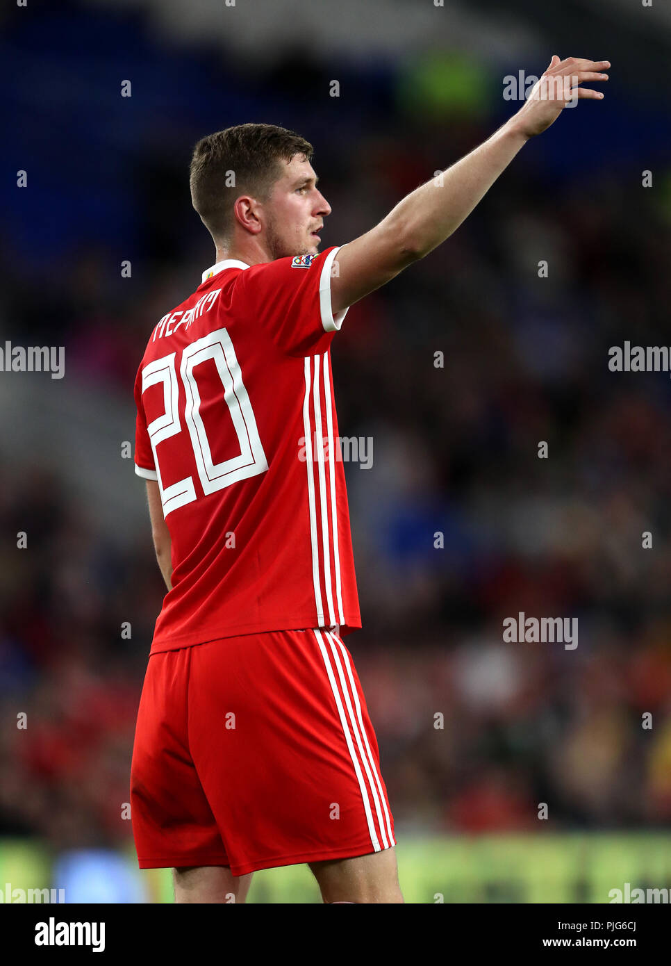 Chris Mepham, Wales Stock Photo - Alamy