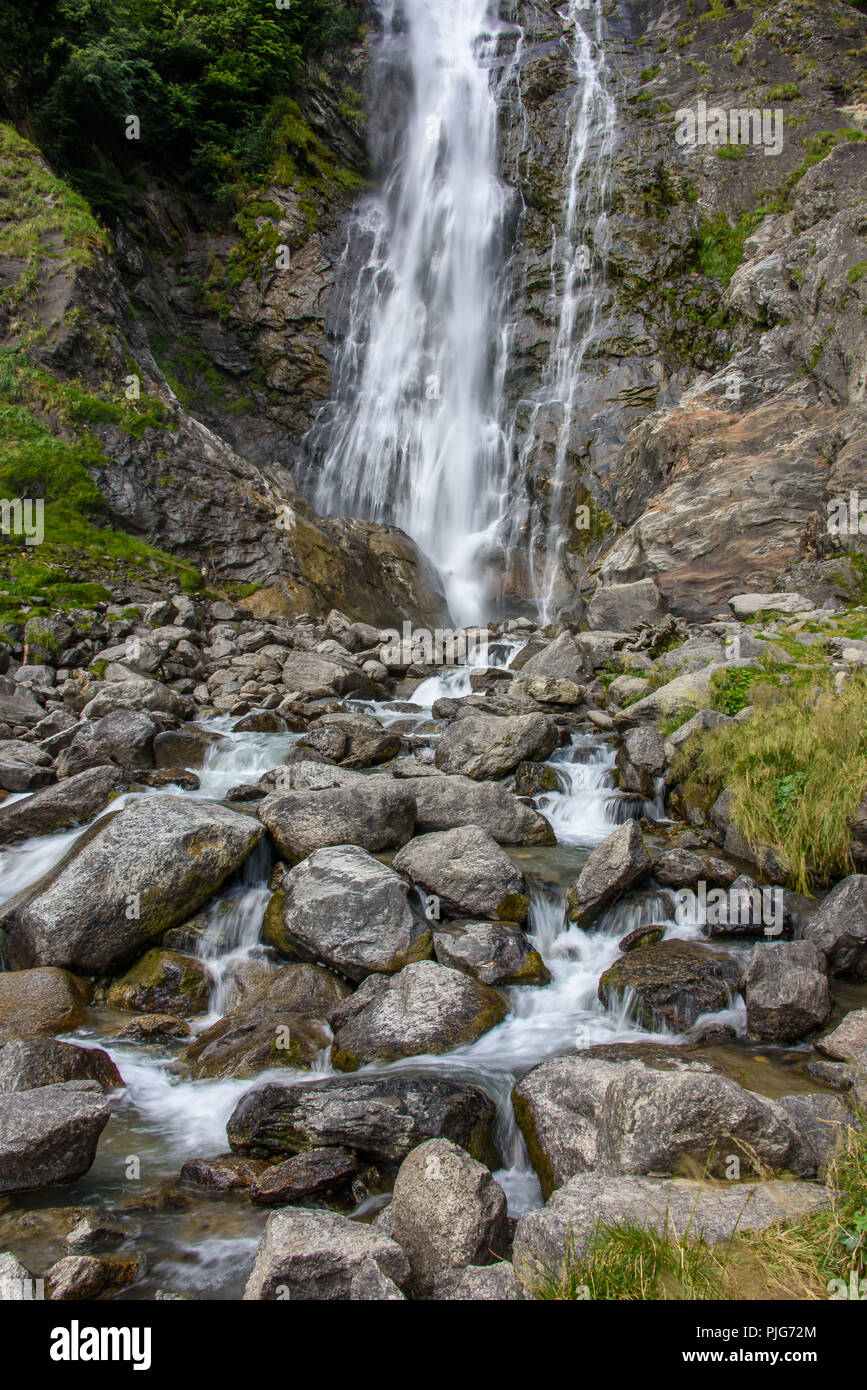 Highest waterfall in South Tyrol: the Parcines waterfall, 98 mt high ...