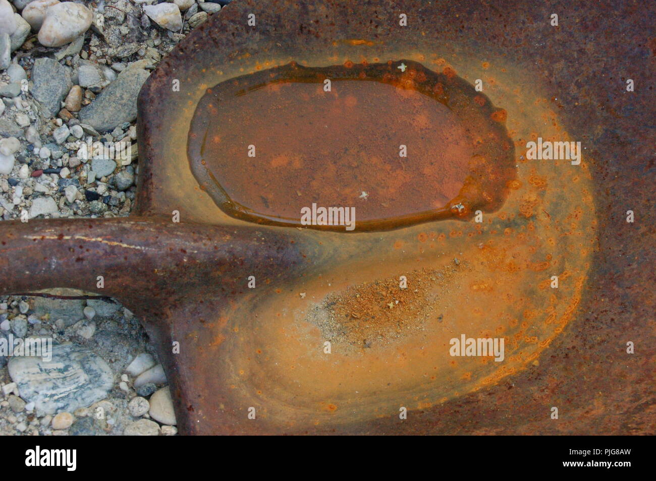 Rusty Alaskan Shovel Stock Photo - Alamy