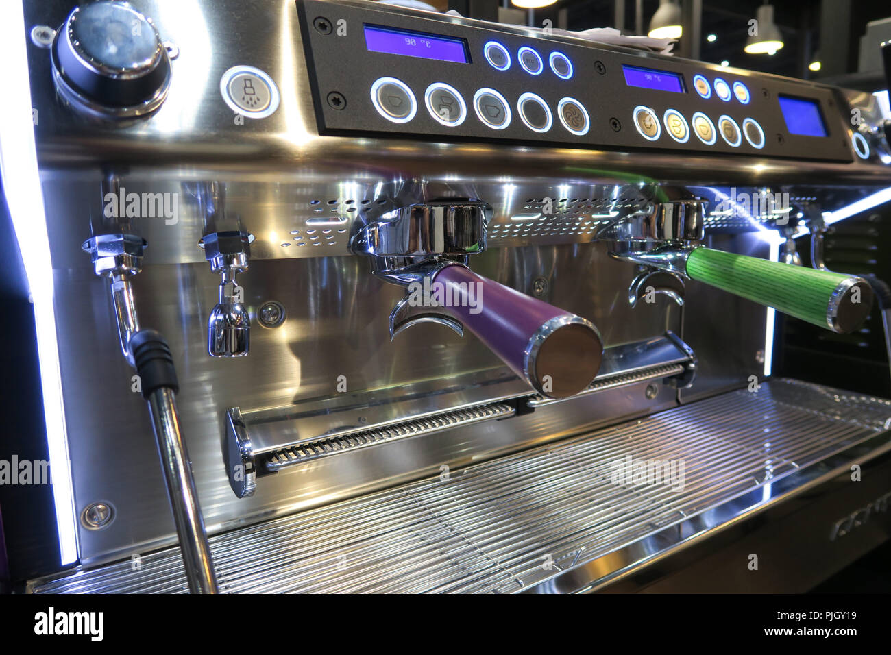 Espresso Coffee Machine Stock Photo - Alamy