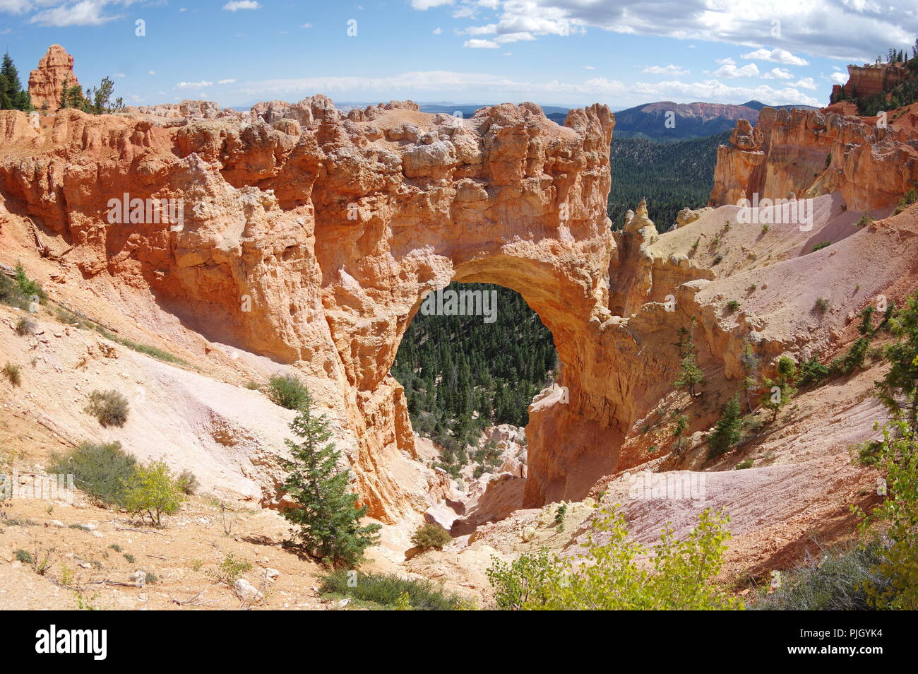 Brice Canyon Natural Bridge Stock Photo - Alamy