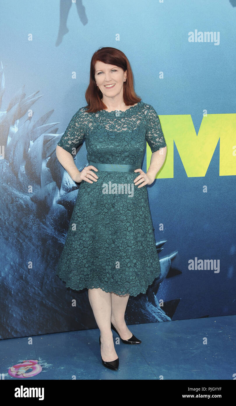 Film Premiere The Meg Featuring: Kate Flannery Where: Los Angeles ...