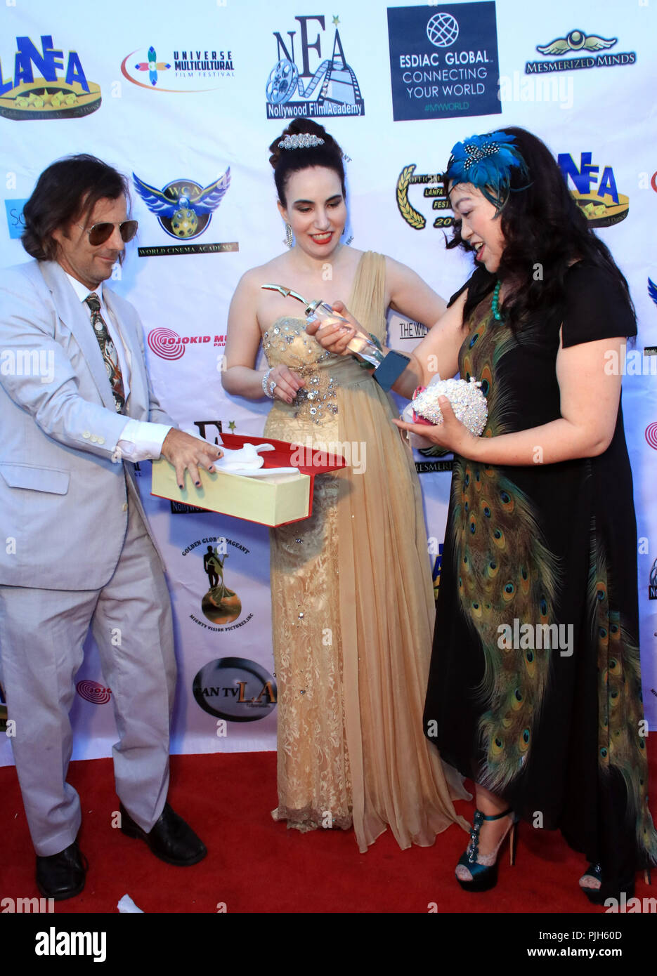 Red carpet at the 6th L ANFA International Film Festival, held at the ...