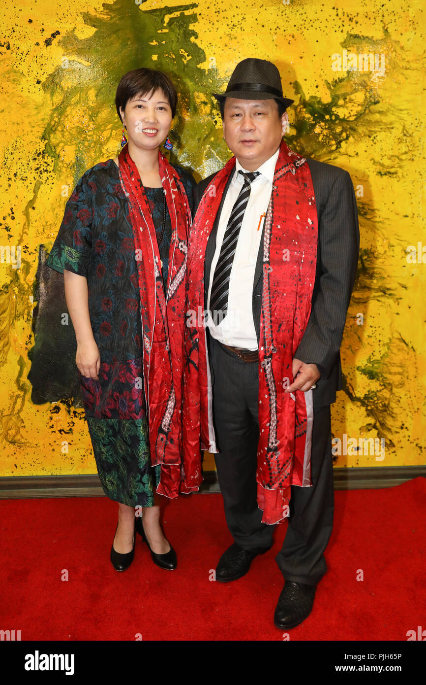 Pengfei He's 'Creative Imagination' Art Exhibition launch held at the ...