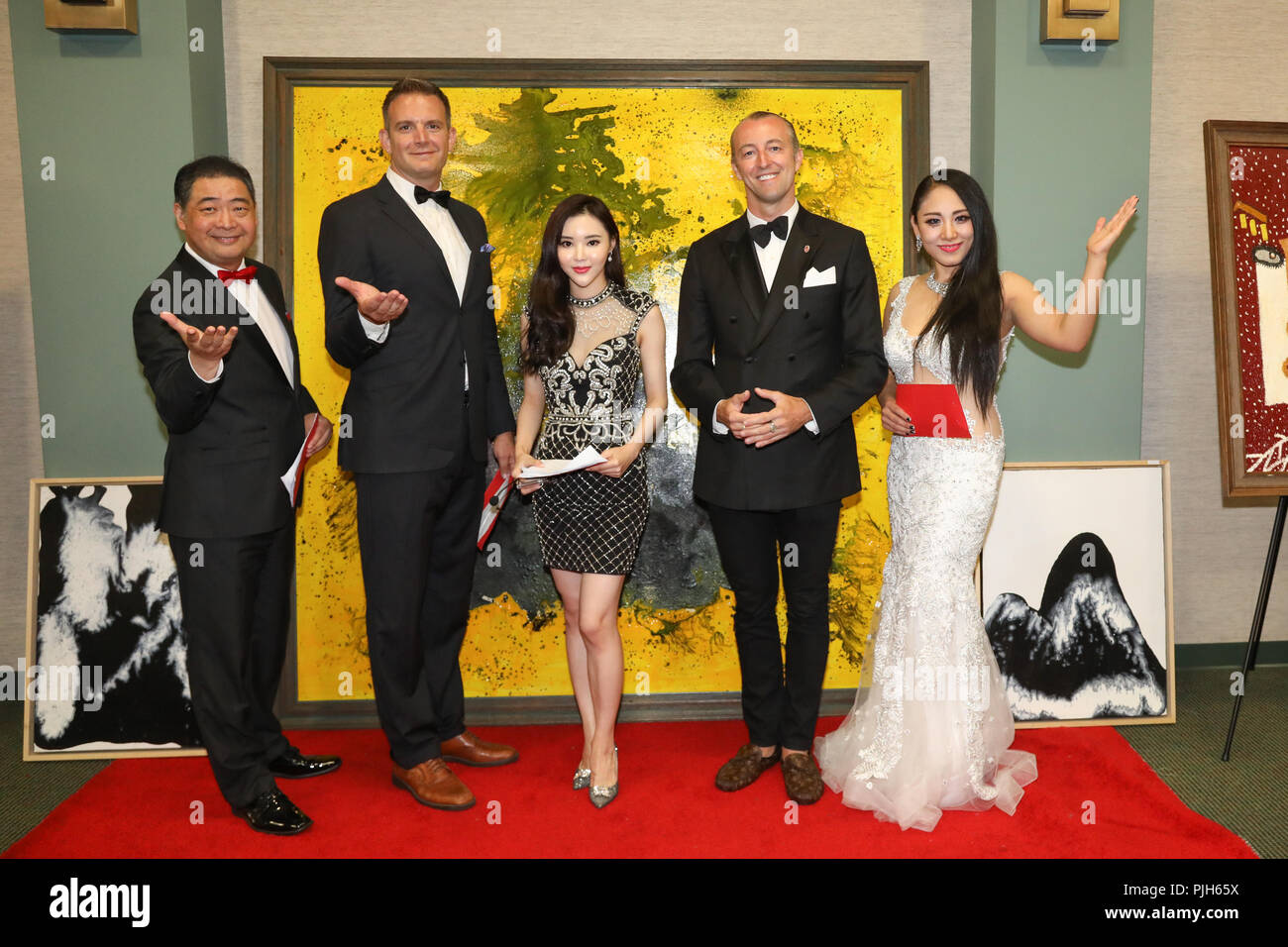 Pengfei He's 'Creative Imagination' Art Exhibition launch held at the ...