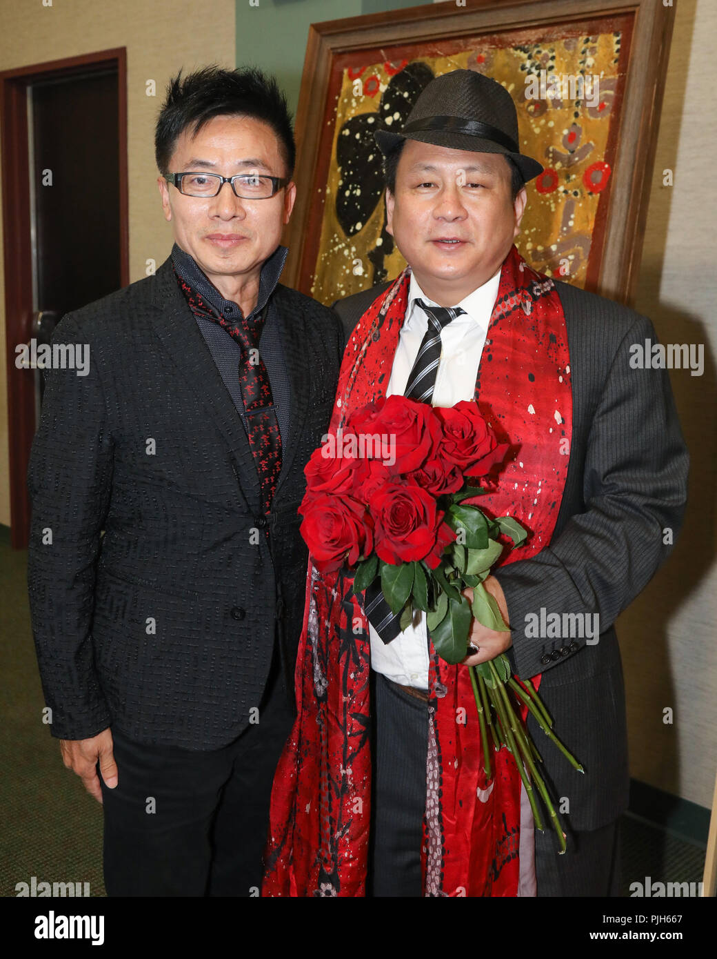 Pengfei He's 'Creative Imagination' Art Exhibition launch held at the ...