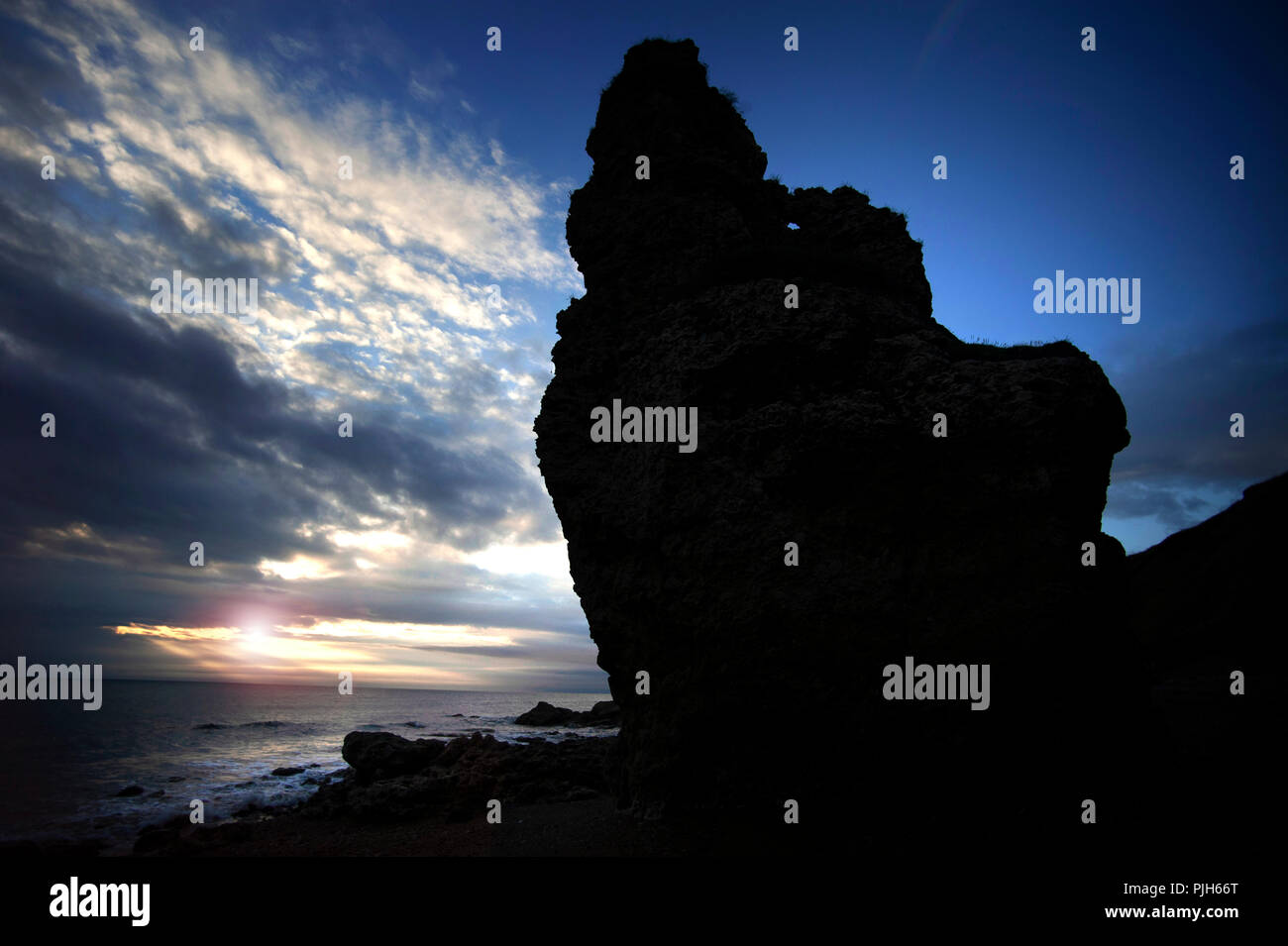 Liddle Stack, Chemical Beach on the Durham Heritage Coast, Seaham ...