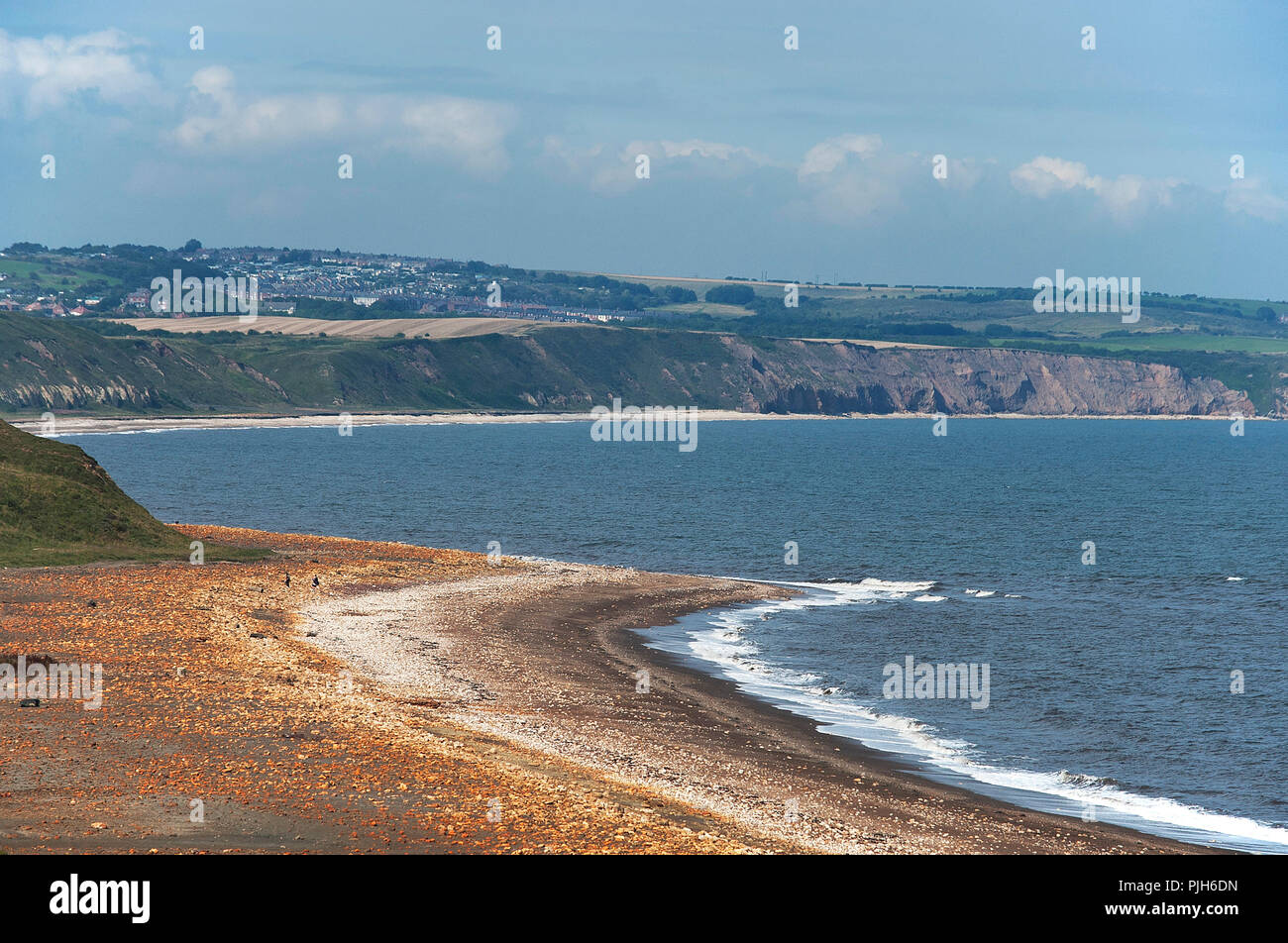 Cliffs at blackhall rocks hi-res stock photography and images - Alamy