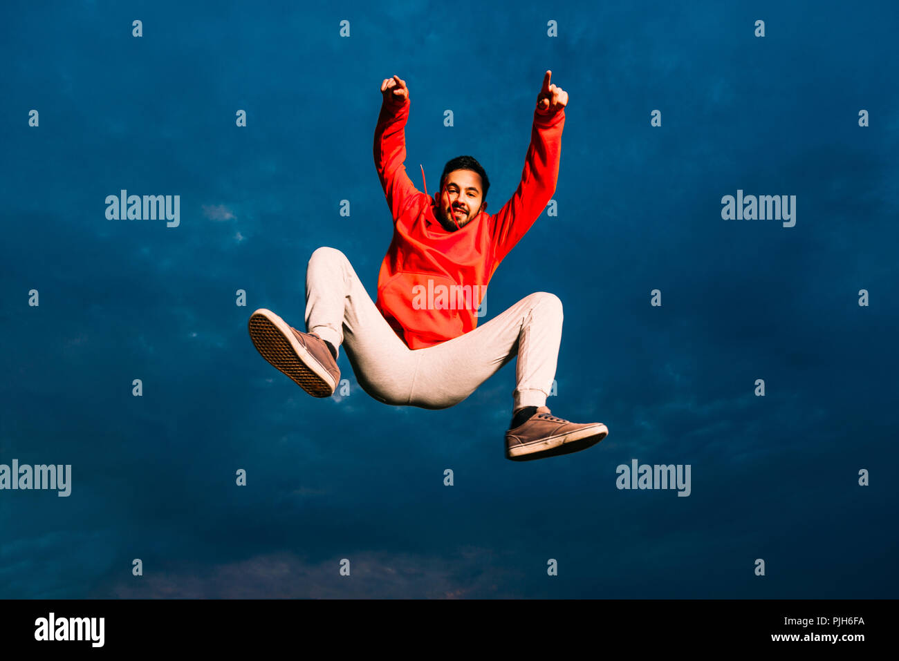 Happy Jumping Guy High Resolution Stock Photography and Images - Alamy