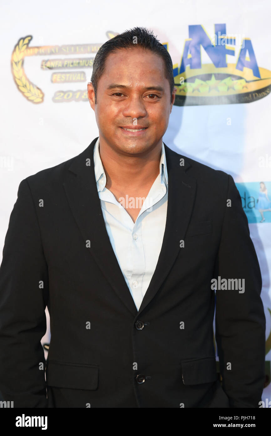 Red carpet at the 6th L ANFA International Film Festival, held at the Miracle Theater in ...