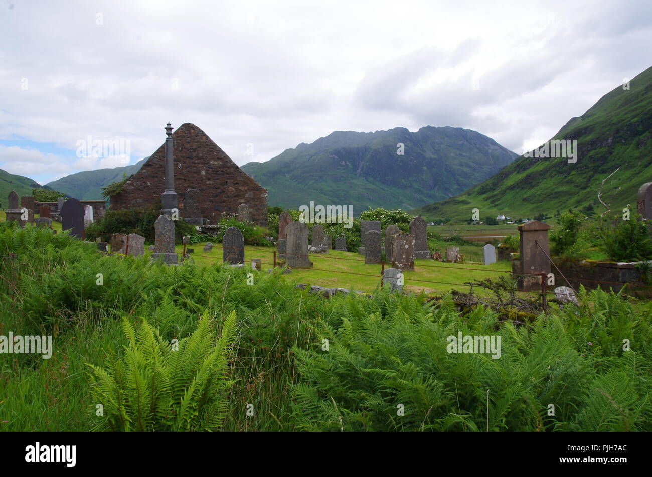 Kintail, St Dubhthac's Church, Clachan Duich Burial Ground. John o ...
