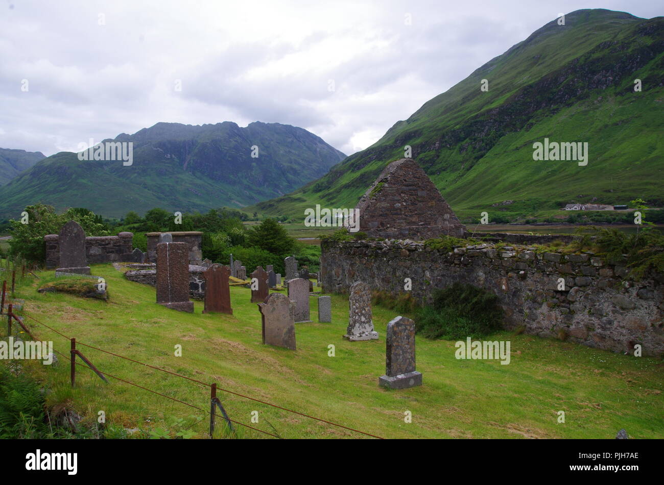 Kintail, St Dubhthac's Church, Clachan Duich Burial Ground. John o ...