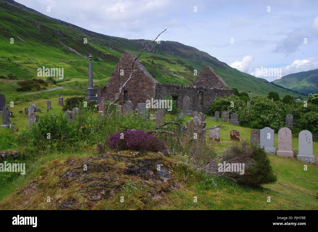 Kintail, St Dubhthac's Church, Clachan Duich Burial Ground. John o ...