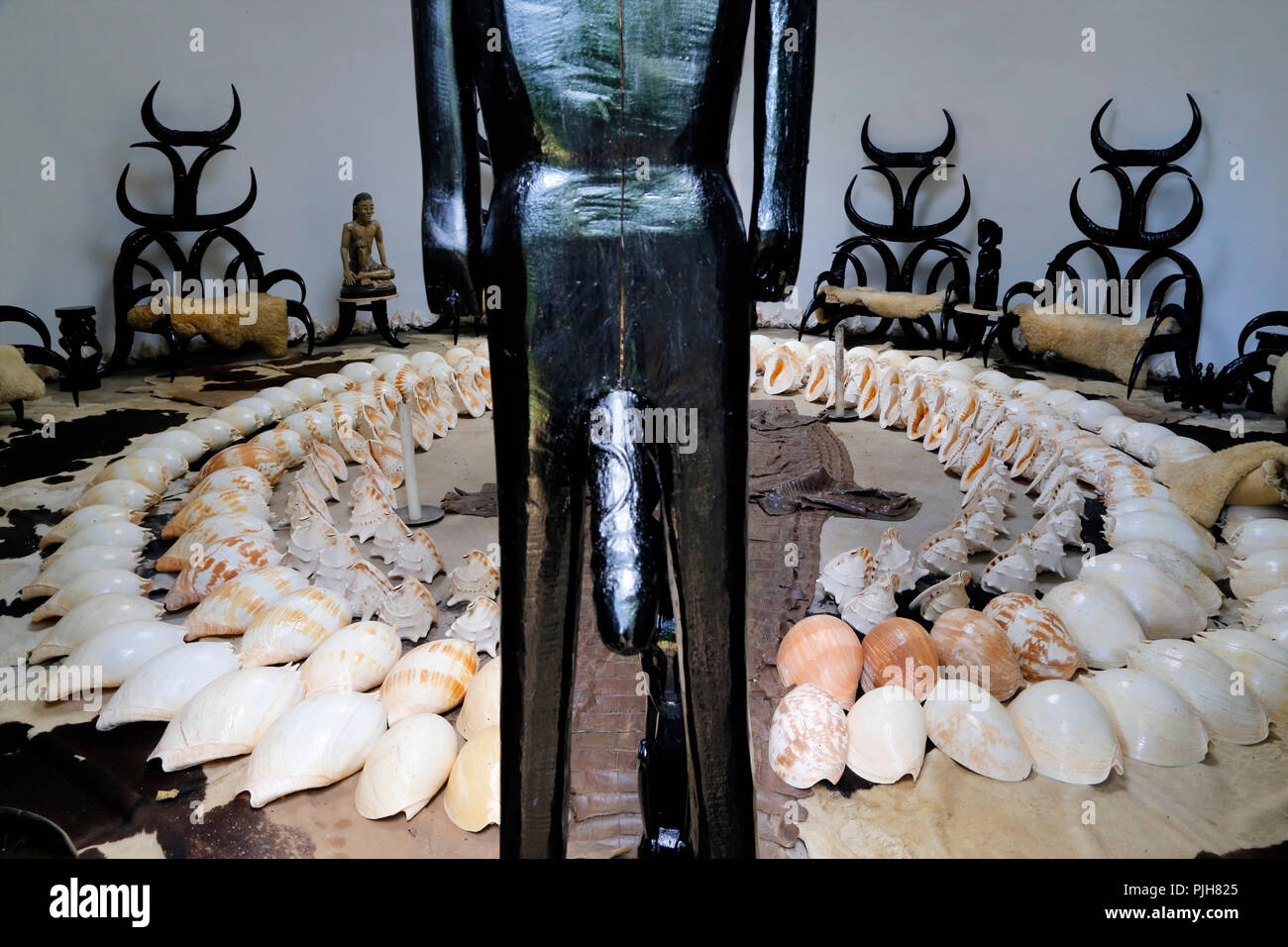 Baan Dam (Black House), Thawan Duchanee, Chiang Rai, Thailand Stock ...