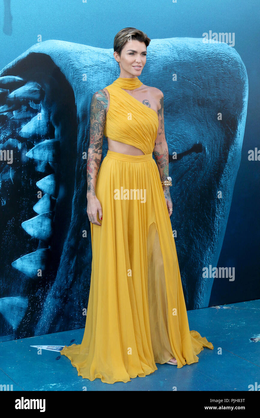"The Meg" Premiere on the TCL Chinese Theater IMAX on August 6, 2018 in ...