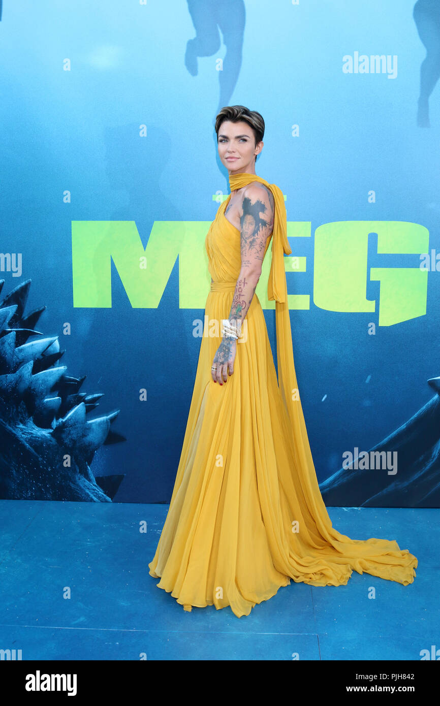 "The Meg" Premiere on the TCL Chinese Theater IMAX on August 6, 2018 in ...