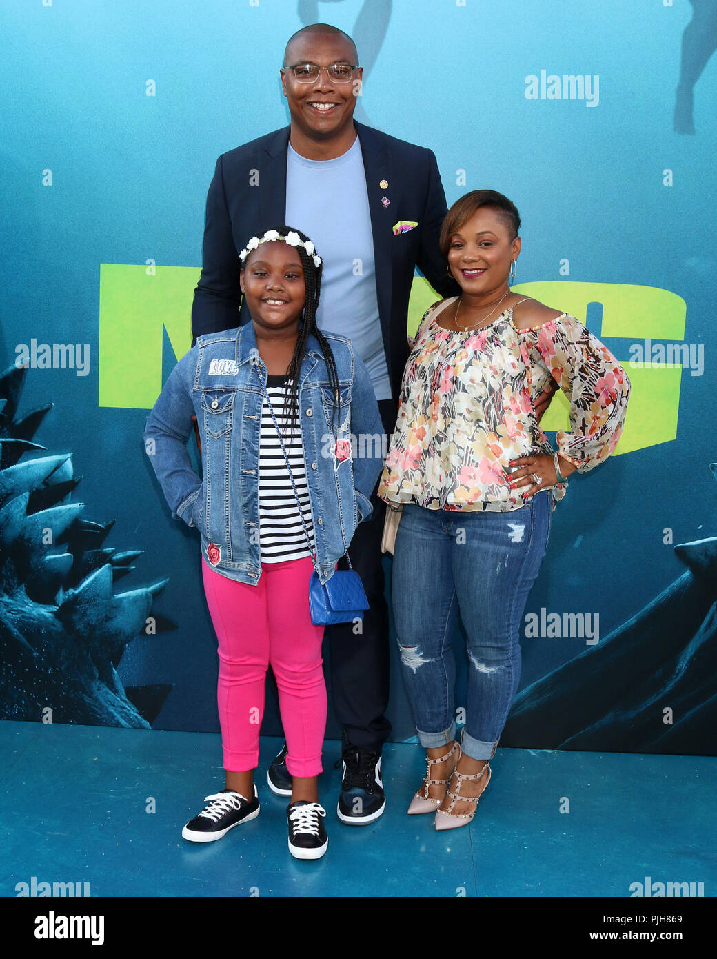 "The Meg" Premiere on the TCL Chinese Theater IMAX on August 6, 2018 in ...