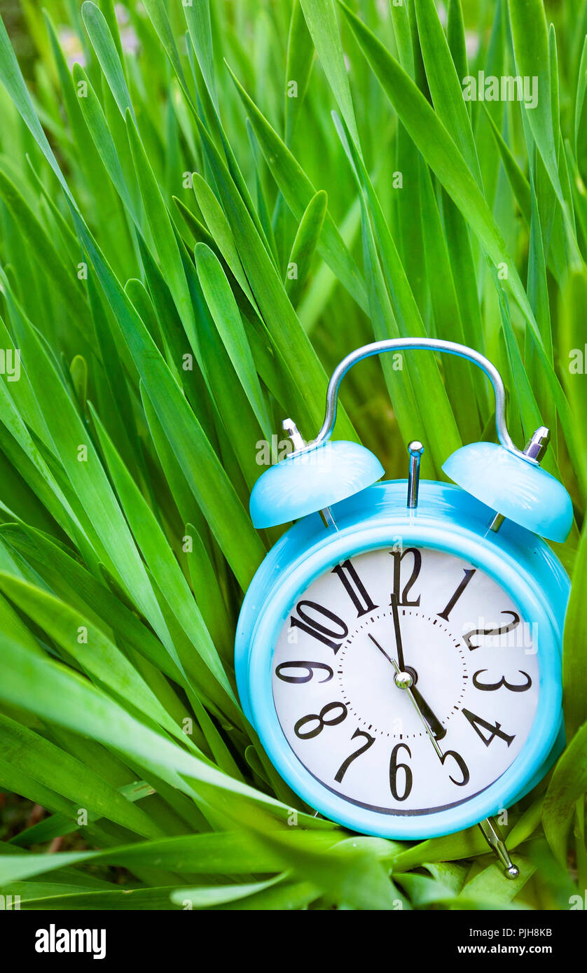 Light blue alarm clock hi-res stock photography and images - Alamy