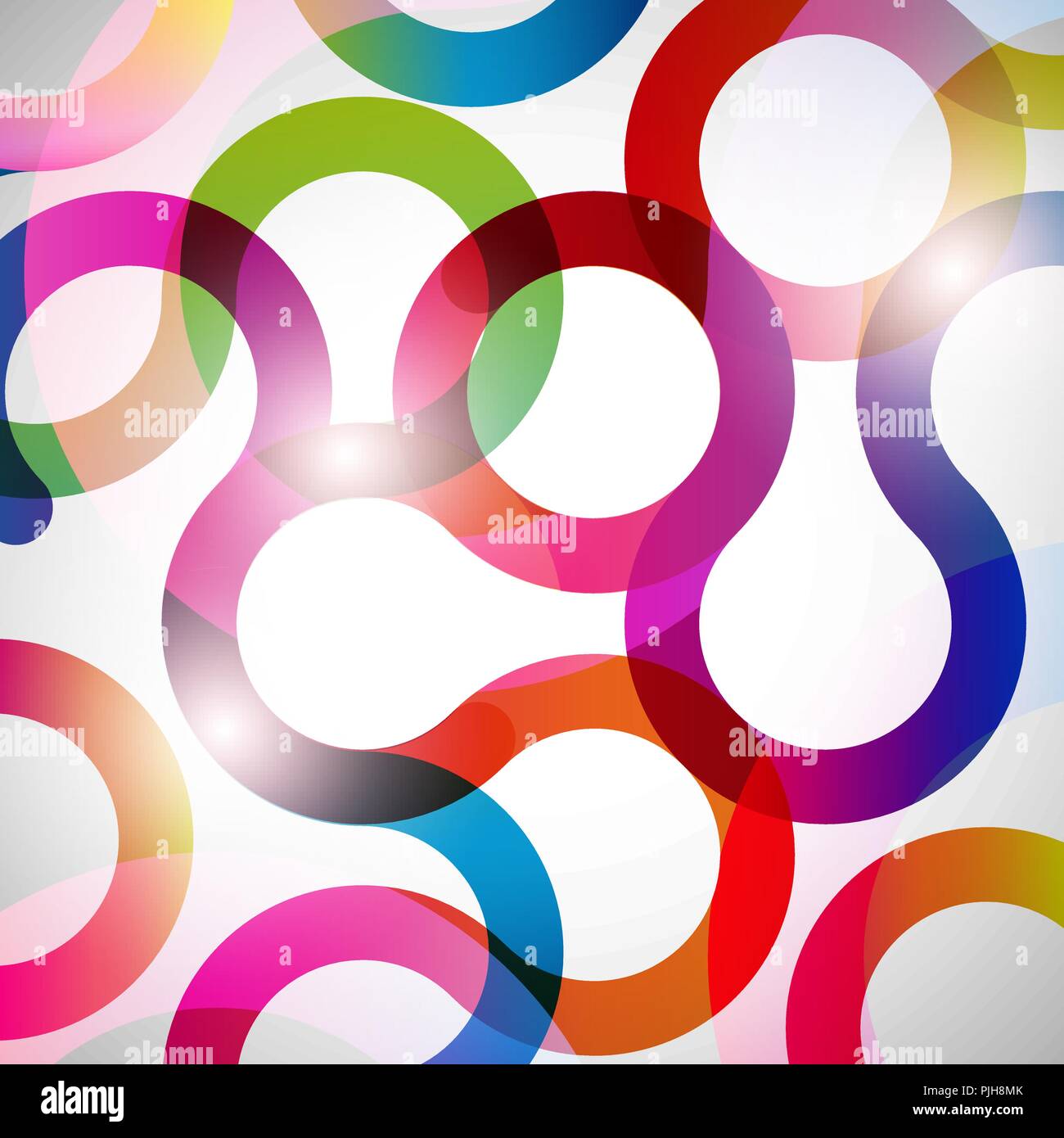 Abstract rainbow art Stock Vector Images - Alamy