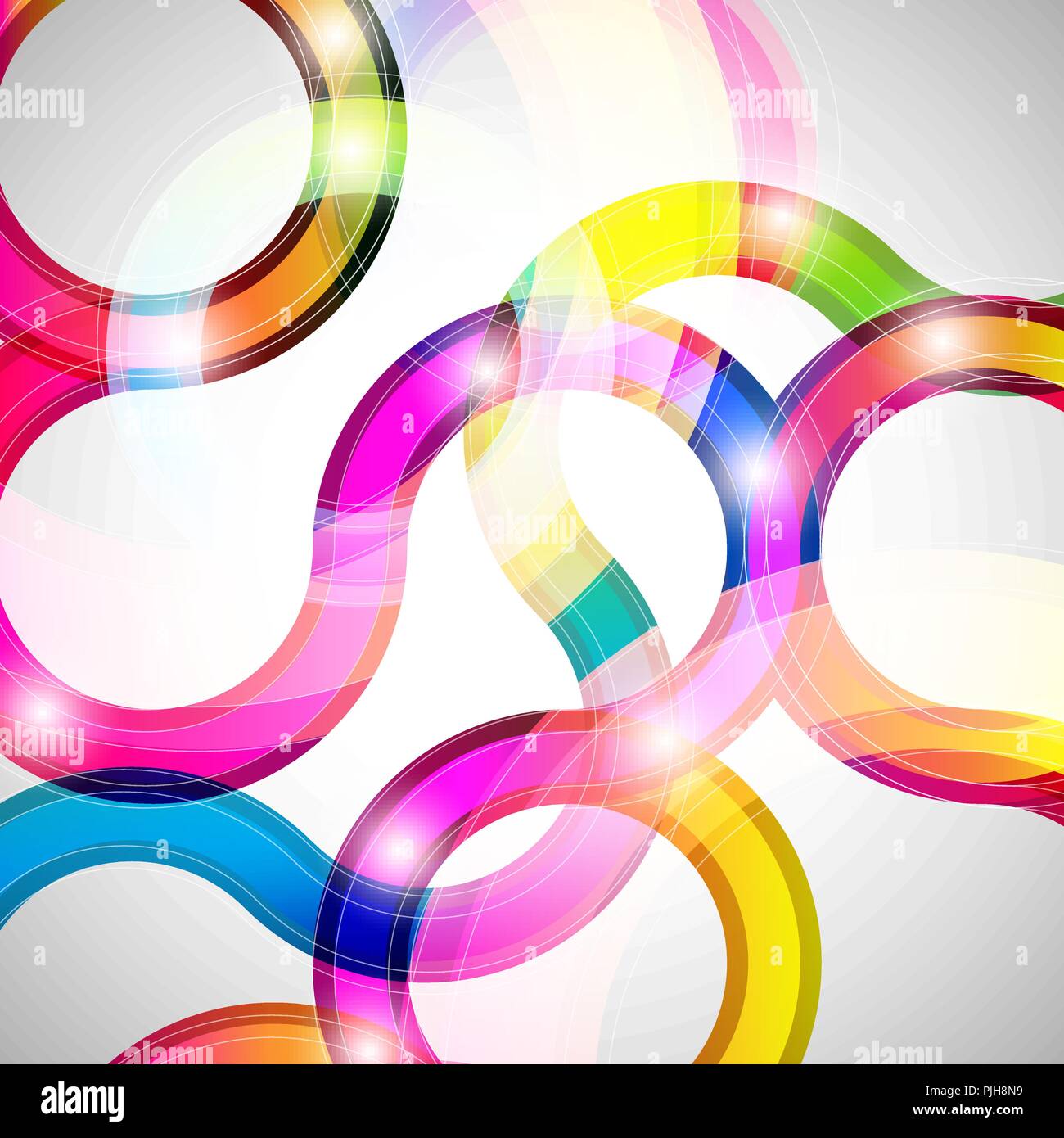 Abstract modern lights in Stock Vector Images - Alamy