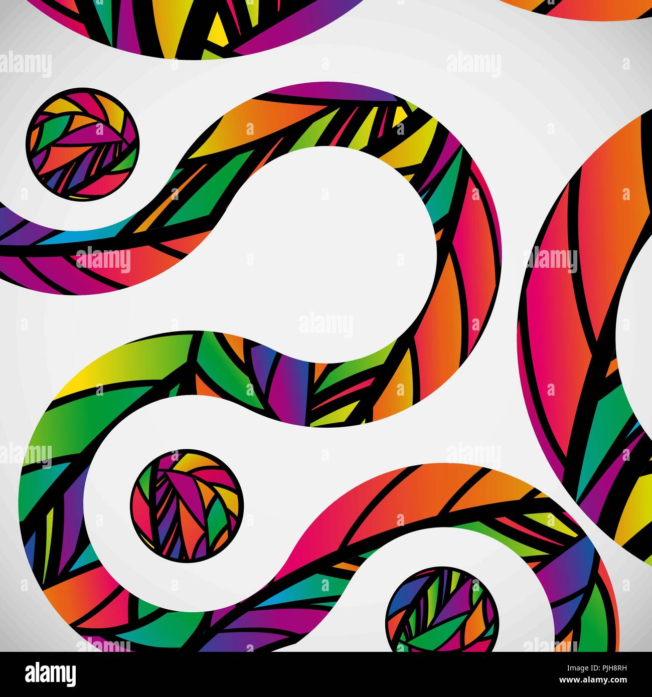 Abstract digital technology background loop Stock Vector Images - Alamy