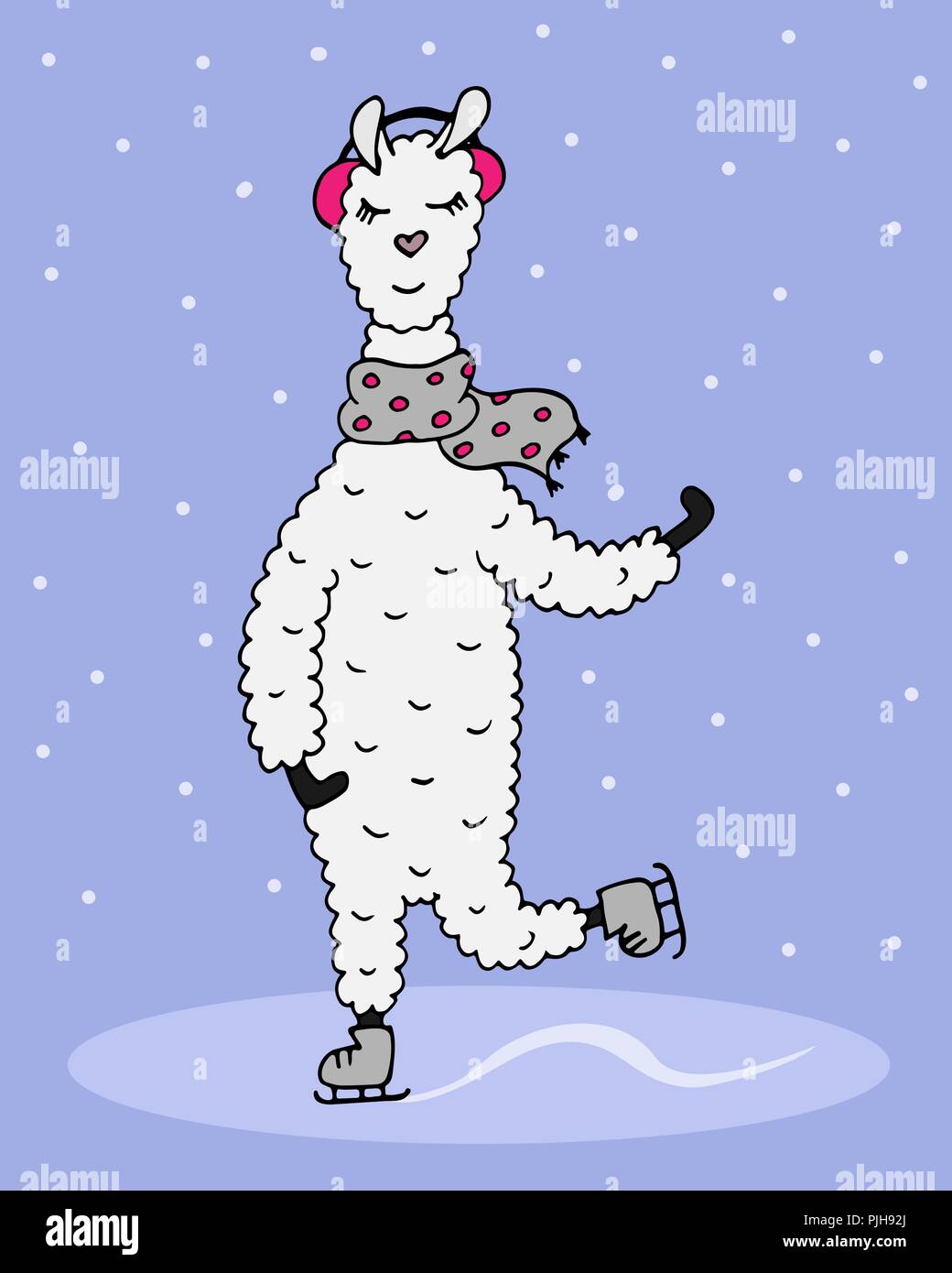 Colorful lama Stock Vector Images - Alamy