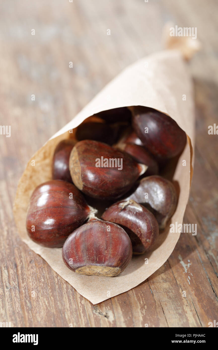 Bag of chestnuts hi-res stock photography and images - Alamy