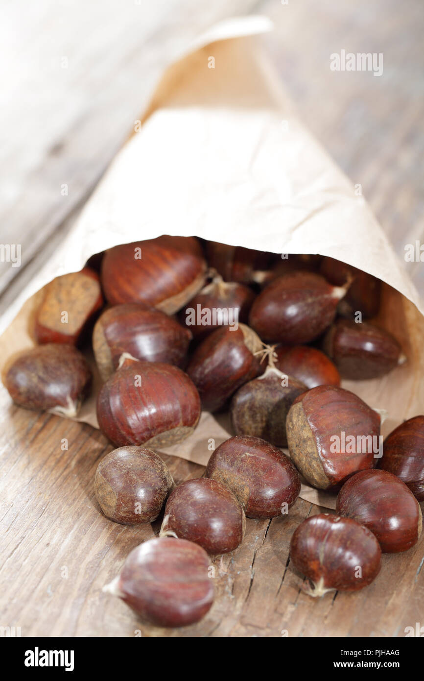 Bag of chestnuts hi-res stock photography and images - Alamy