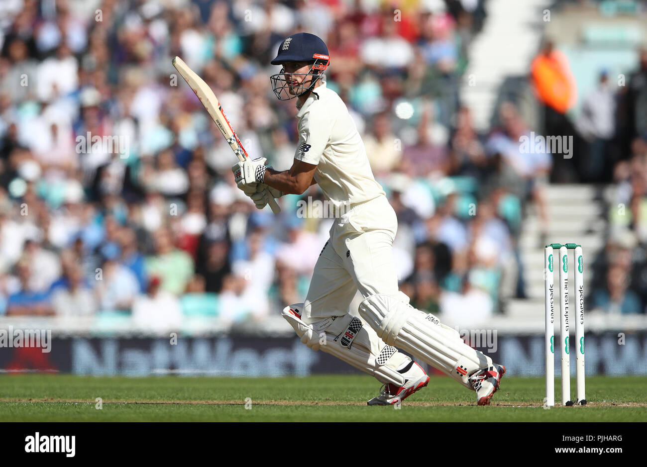 England's Alastair Cook during the test match at The Kia Oval, London ...