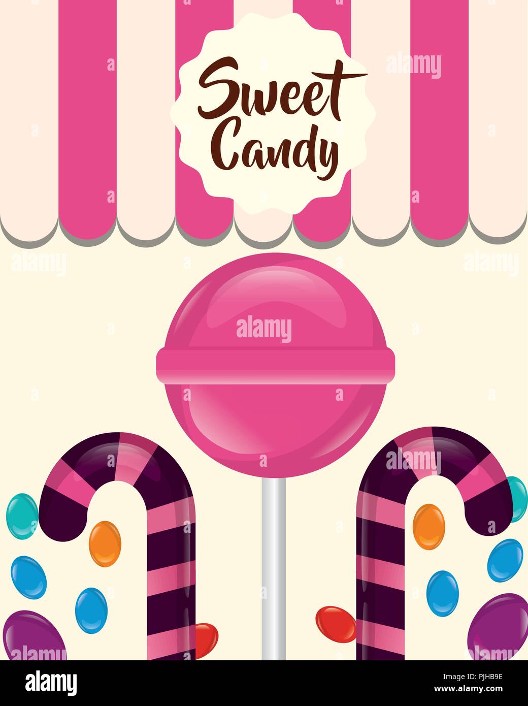 sweet candy concept Stock Vector Image & Art - Alamy