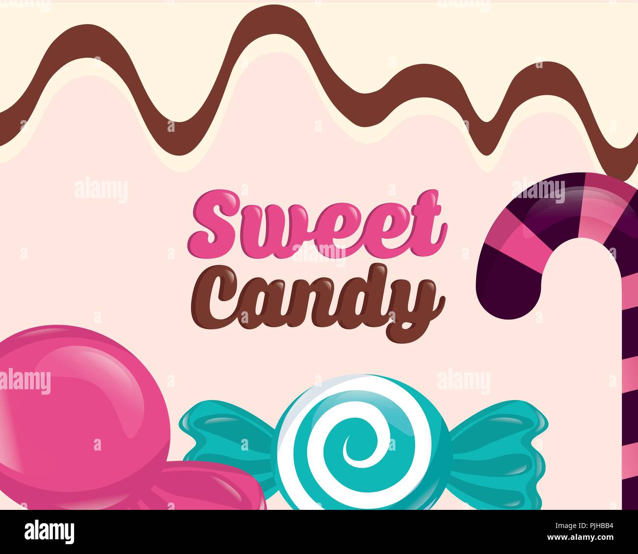 sweet candy concept Stock Vector Image & Art - Alamy