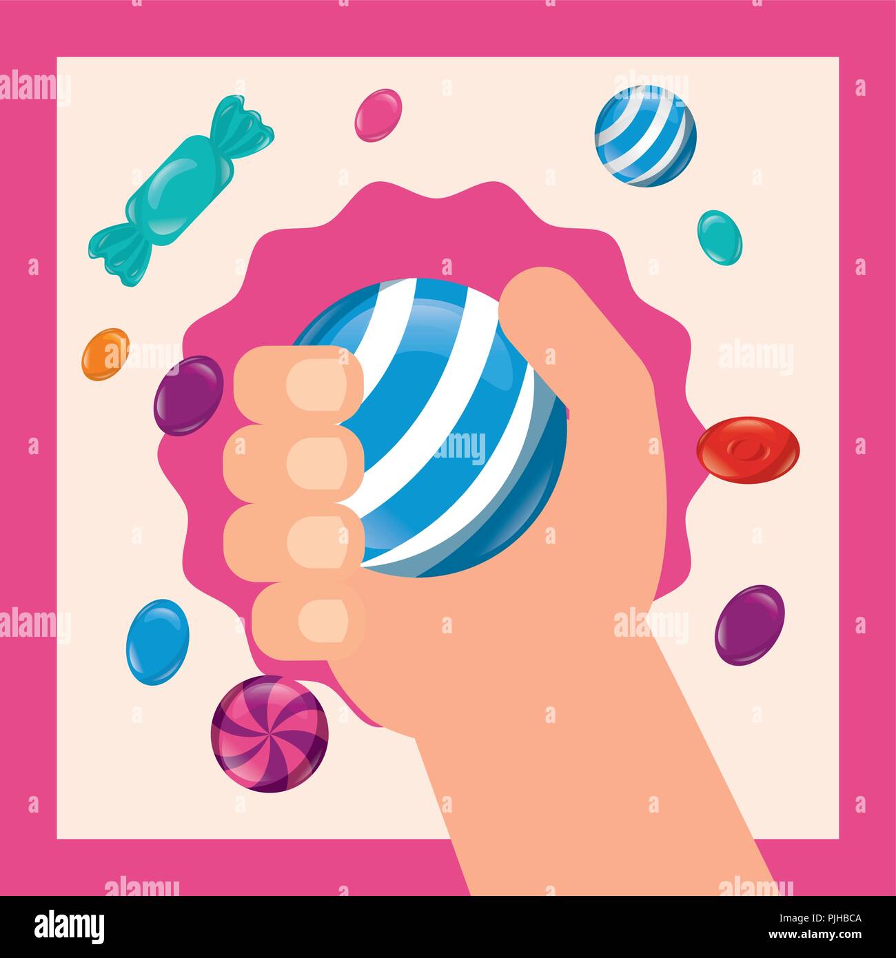 sweet candy concept Stock Vector Image & Art - Alamy