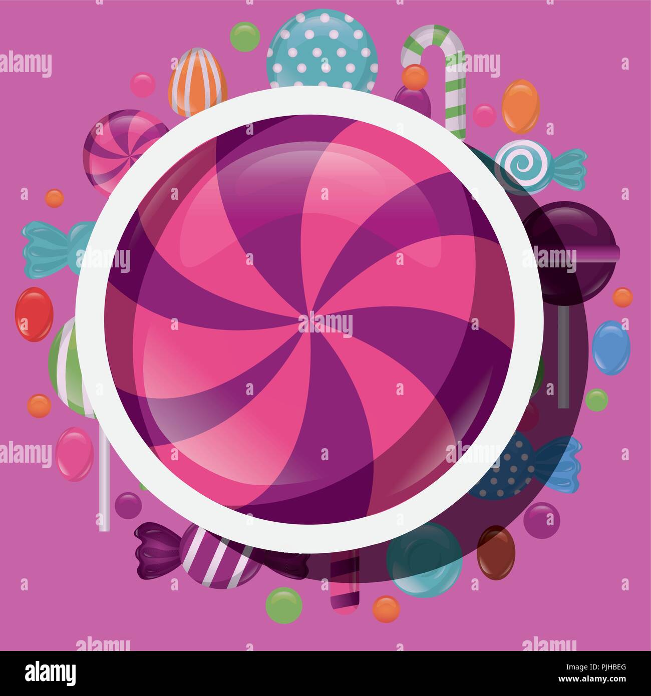 sweet candy concept Stock Vector Image & Art - Alamy