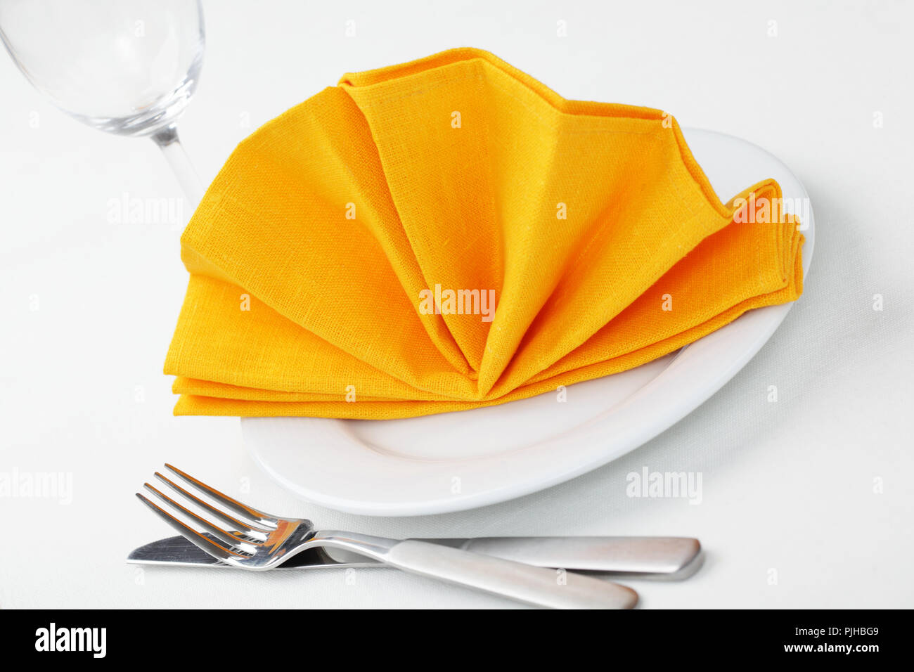 Place Setting Clipart With Napkin
