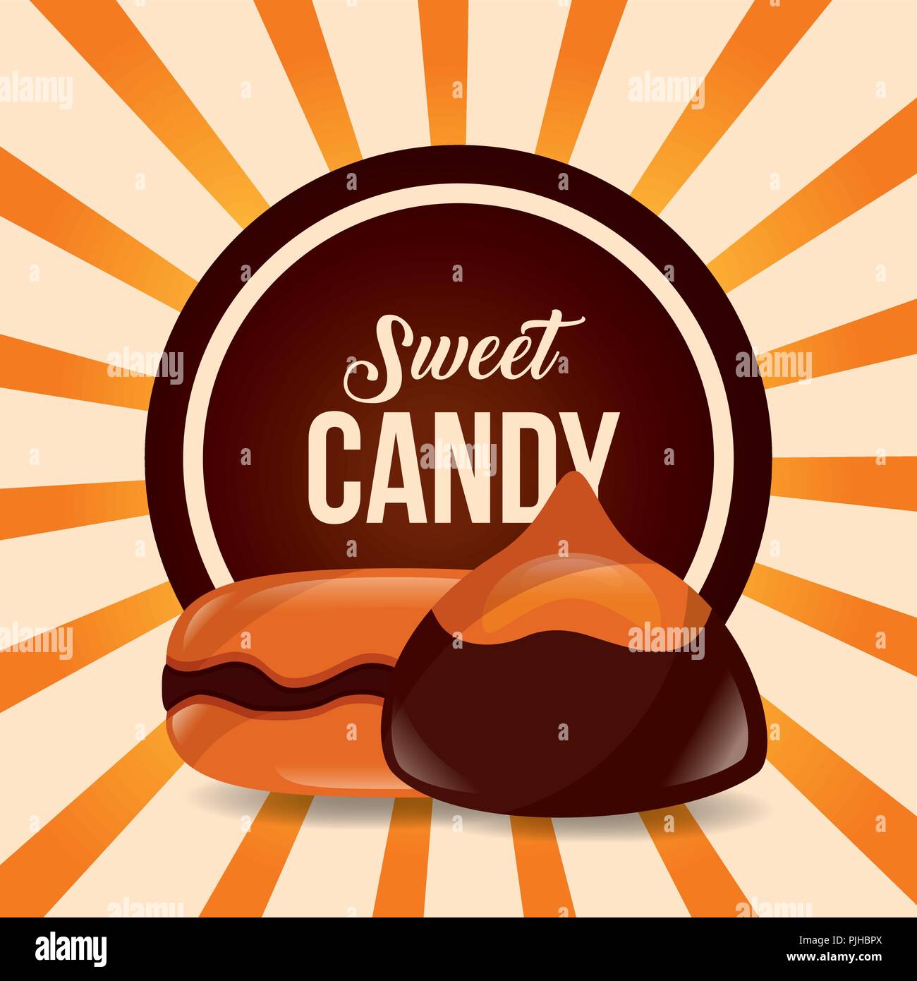 sweet candy card Stock Vector Image & Art - Alamy